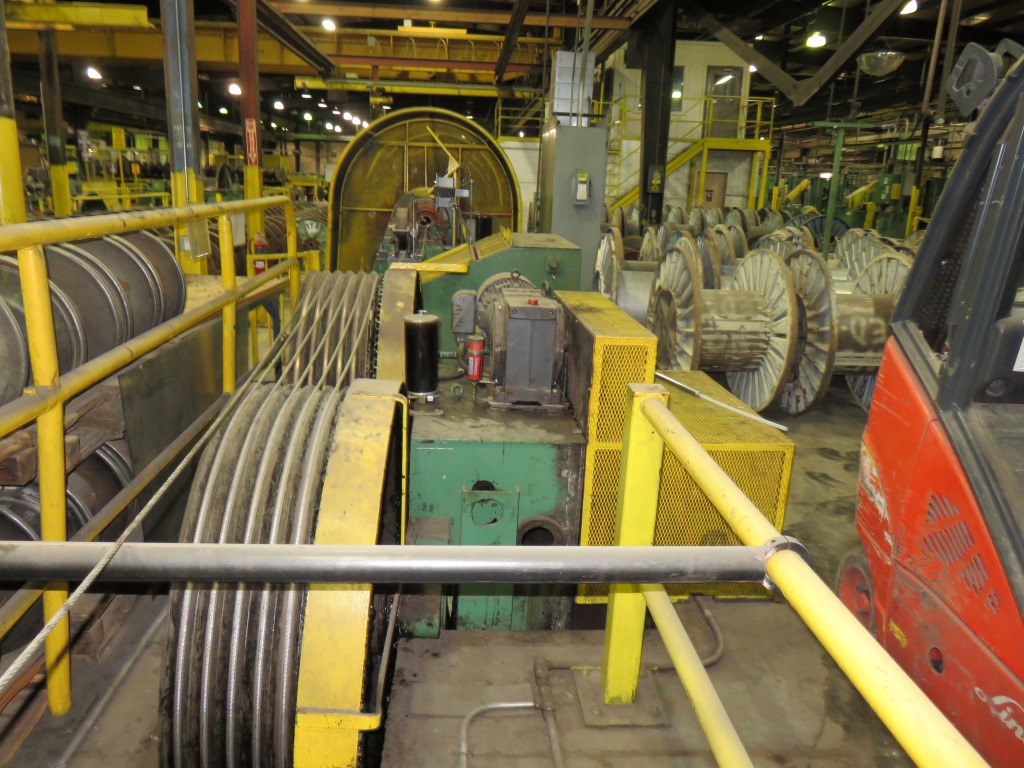 22" Watson 37 Wire Rigid Strander, Dual 60" capstan