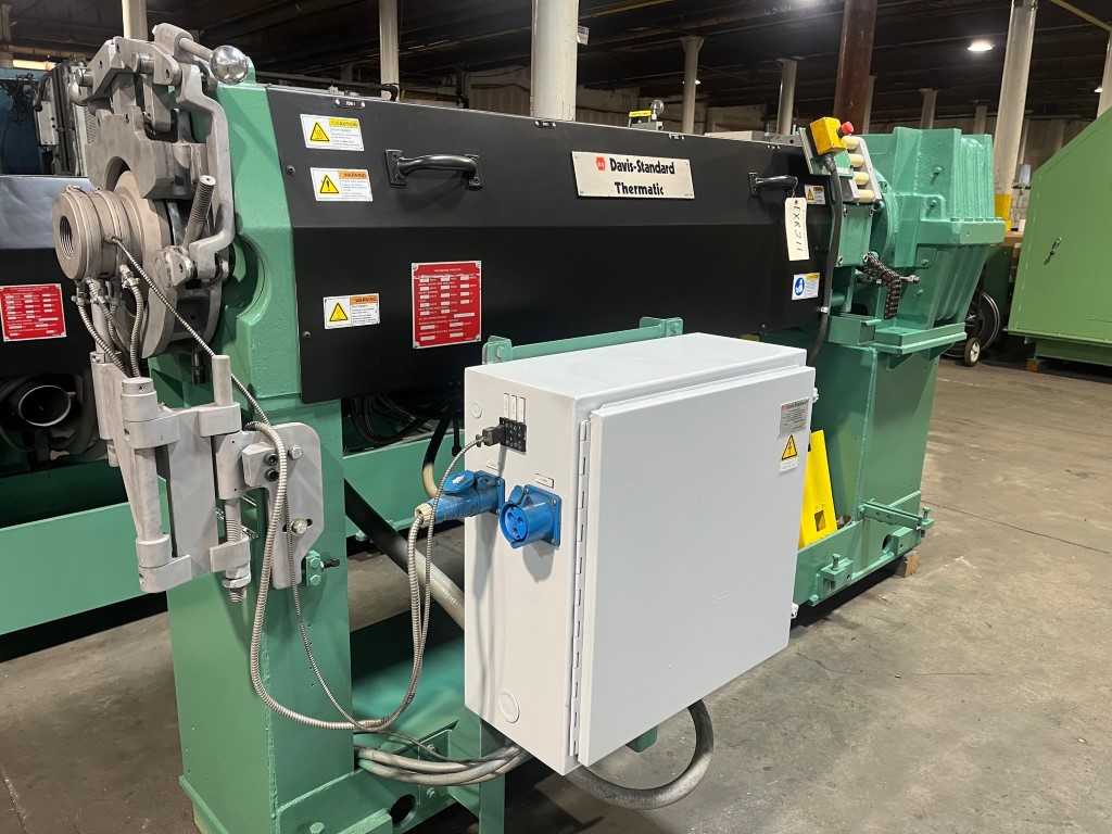 3.5"/3.5" Davis Standard Rubber Extrusion Line, Belt Wrap Capstans ...