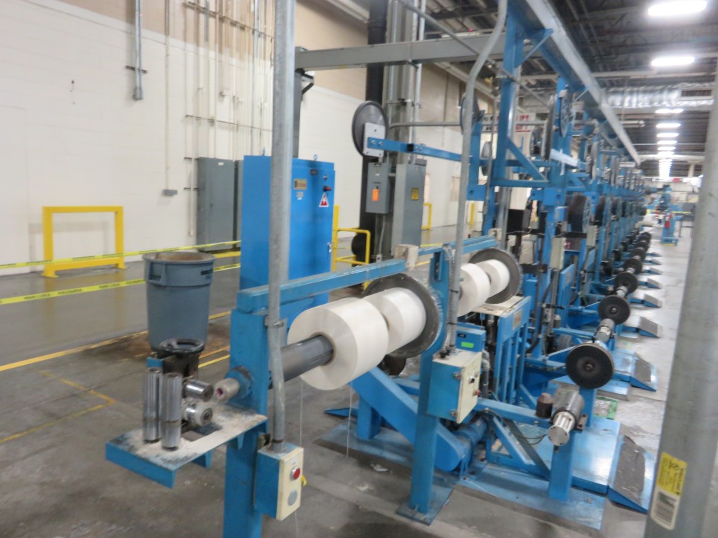 (16) 800mm Tensor loose tube shaftless, driven payoffs w/dancers