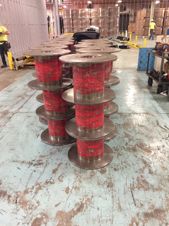 560 mm Steel Boxy Reels, 5" arbor ( qty 50)