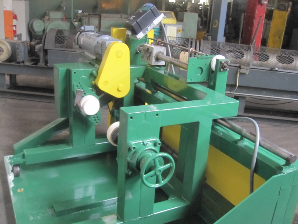 42" Shaftless Take up, Traversing reel,Uhing Traverse, 5HP DC Drive