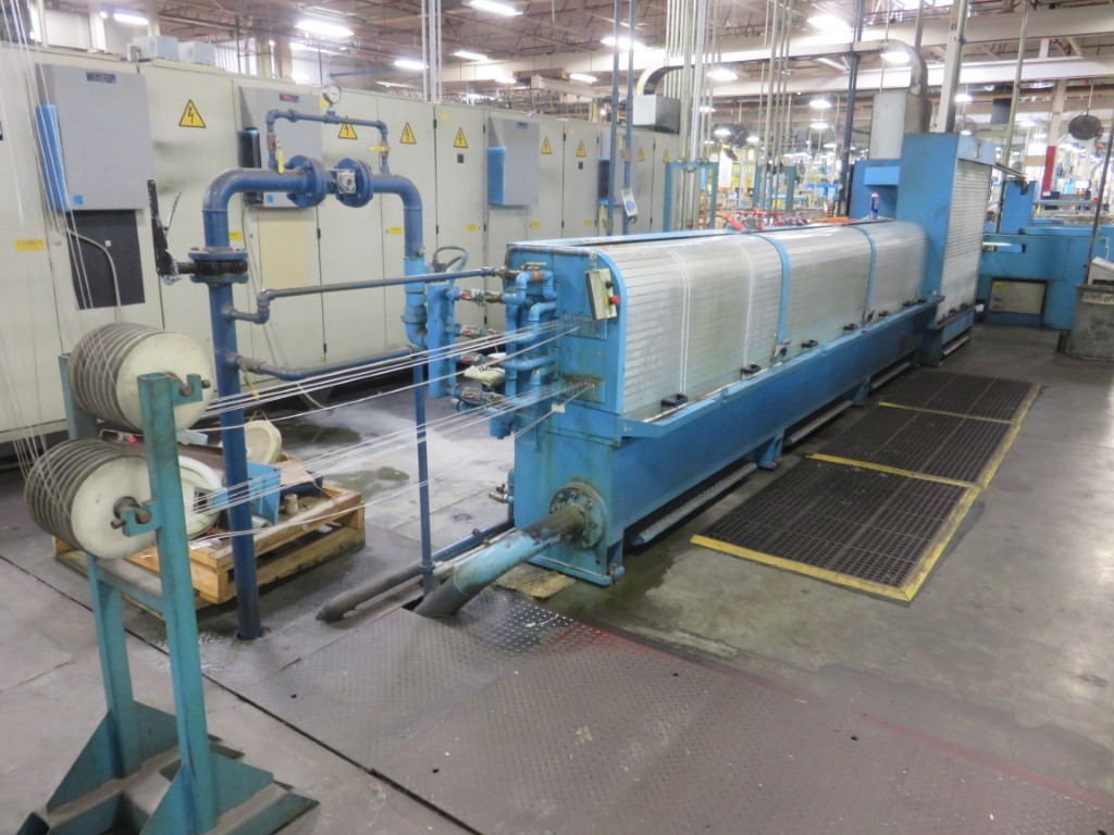 Niehoff 16 wire Drawing Machine Model MMH101, Niehoff Annealer Model ...